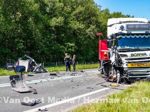 Zeer ernstig ongeval op N34 bij Annen